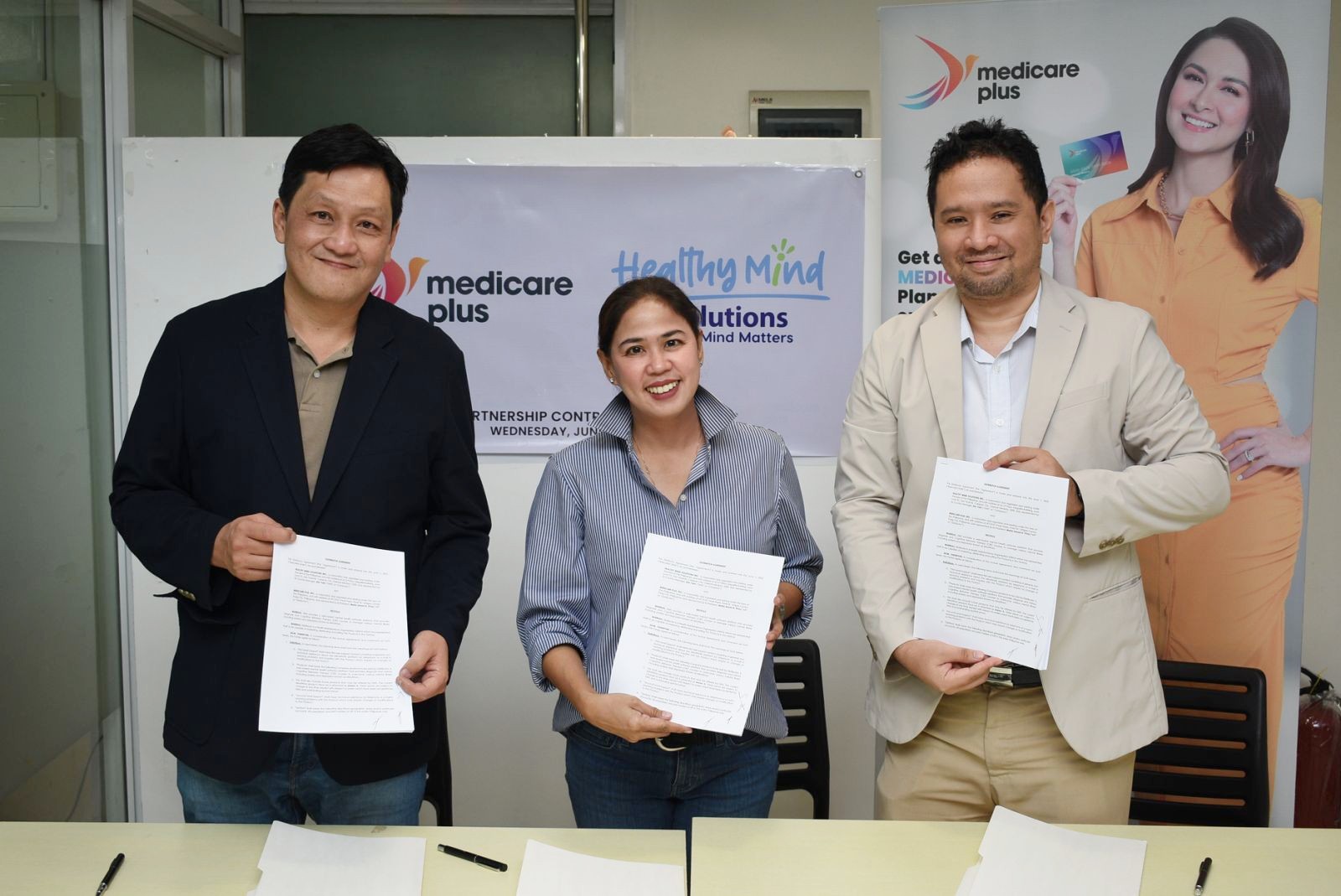 HMS and MEDICARE PLUS Contract Signing - Medicare Plus Inc.